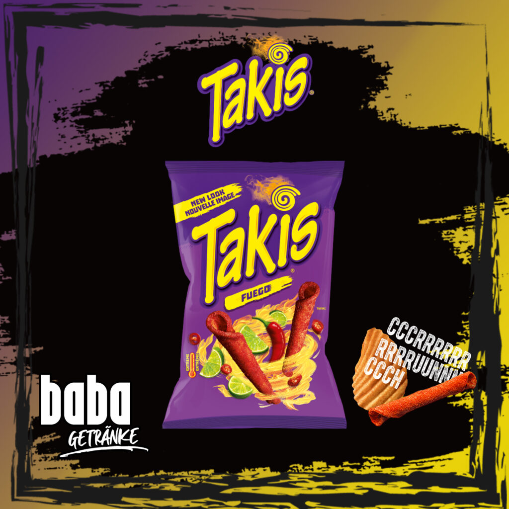 Takis Fuego / Mais-Snack Picante - 100g - Baba Getränke