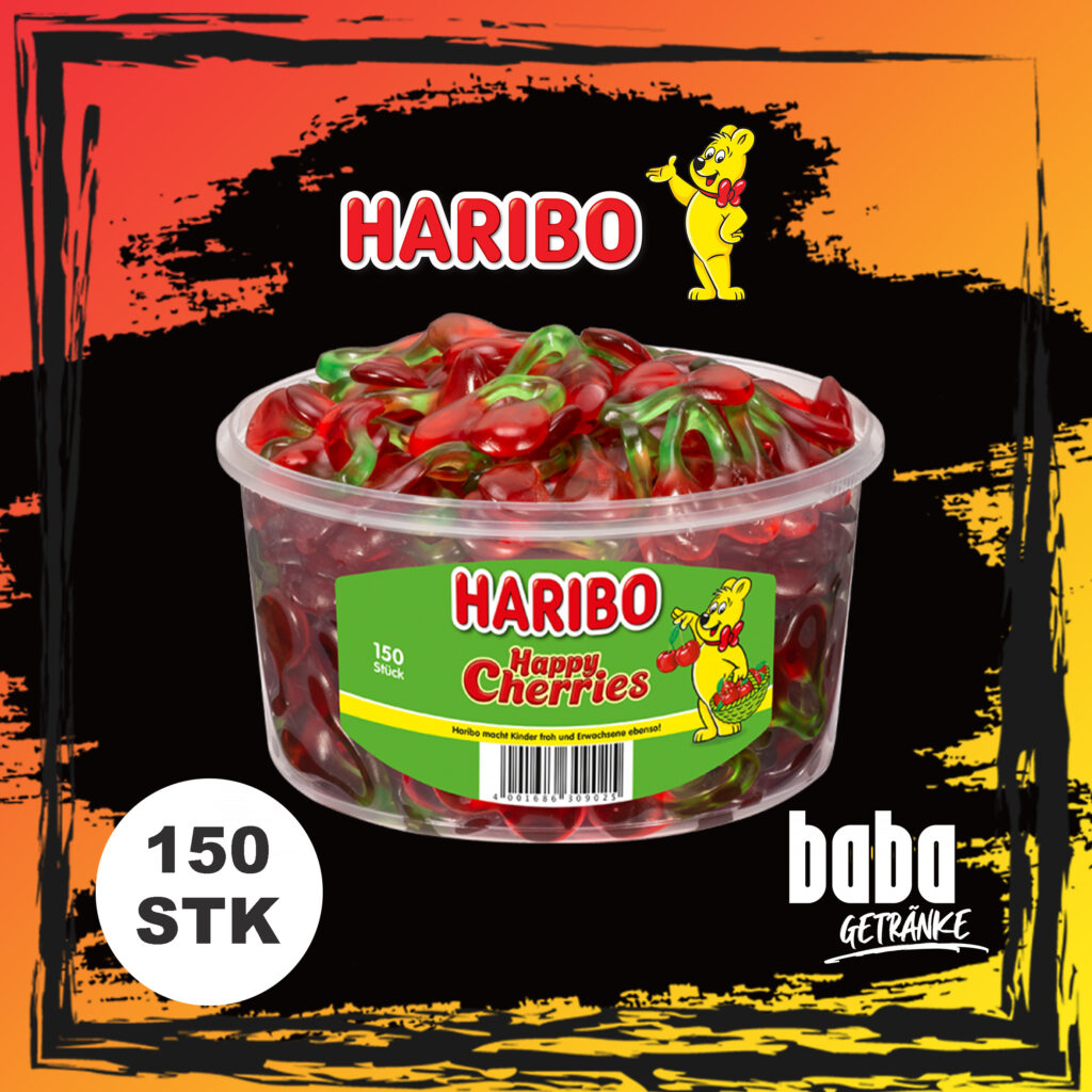 Haribo Happy Cherries - 150 Stk. - Baba Getränke