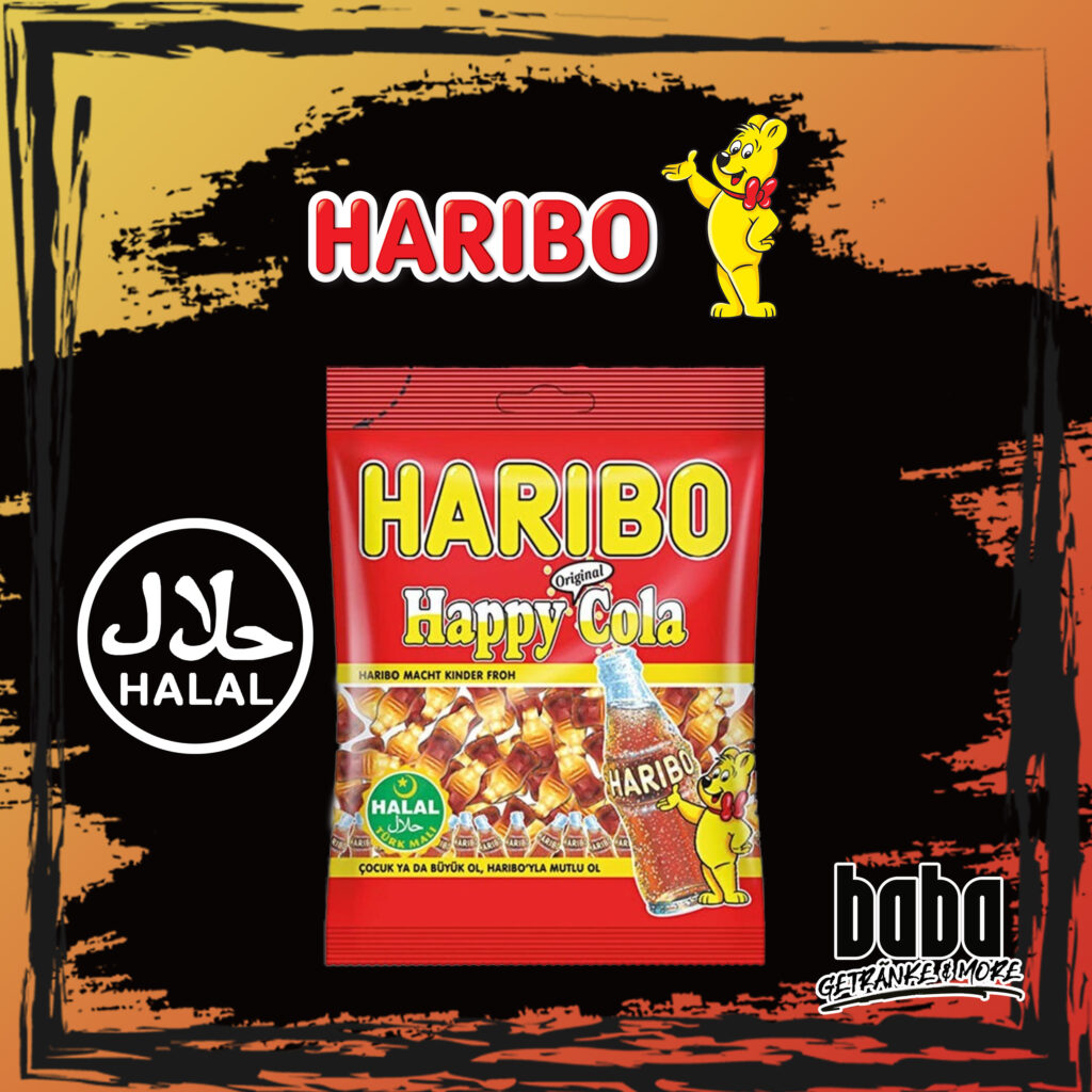 Haribo HALAL Happy Cola - 100g - Baba Getränke