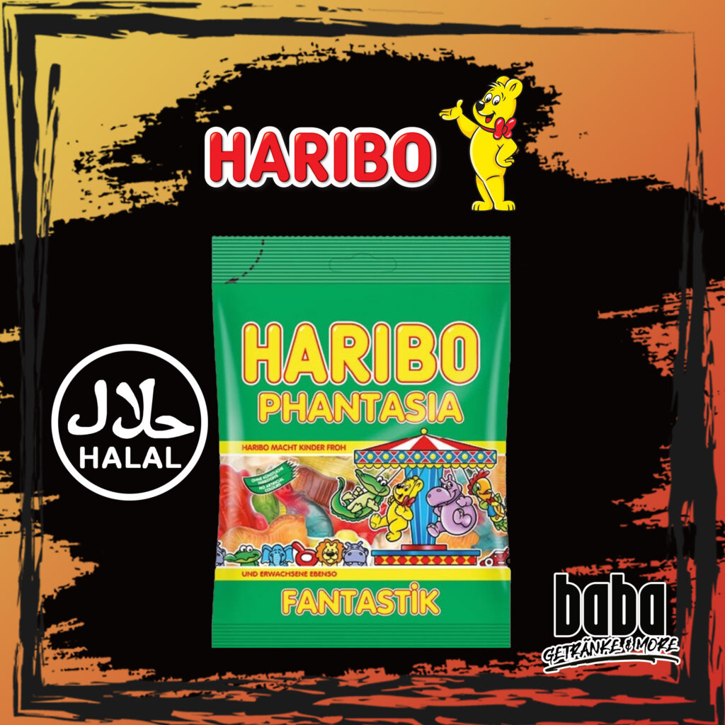 Haribo HALAL Phantasia - 100g - Baba Getränke
