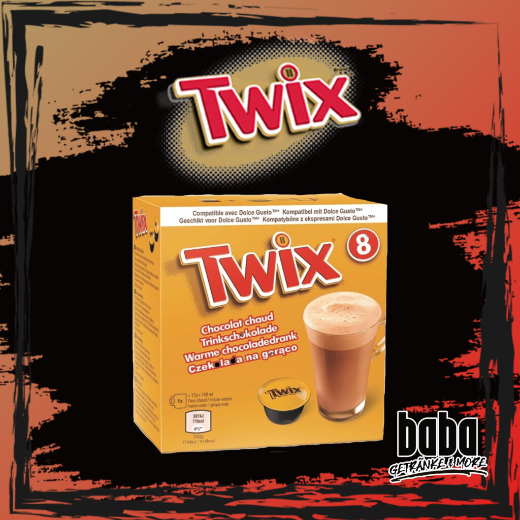 Twix Trinkschokolade Dolce Gusto Kapseln - 8x17g - Baba Getränke